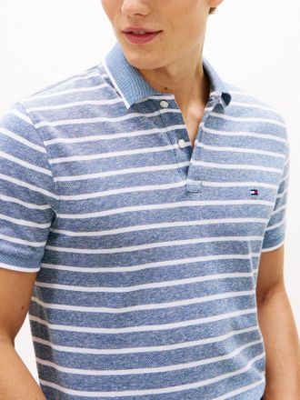 Tommy Hilfiger Poloshirt LINEN PIQUE REGULAR