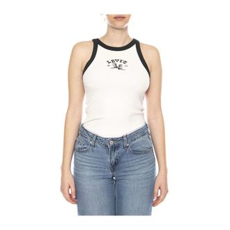 Levi's GR Essential Racer Tank - - Tops - Damen - Wei&szlig; - M