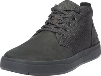 Timberland Davis Square, Bottes Chukka homme, Noir (Blackout Nubuck 1), 42 EU