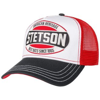 Stetson Heritage Best Hats Trucker Cap Damen/Herren - Schirmm&uuml;tze One Size (55-59 cm) - Schildm&uuml;tze gr&ouml;&szlig;enverstellbar - Truckercap mit Mesh-Einsatz - Basecap 
