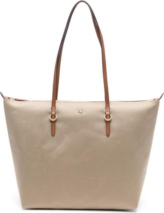 Lauren Ralph Lauren sac porté épaule Keaton 31 - Tons neutres