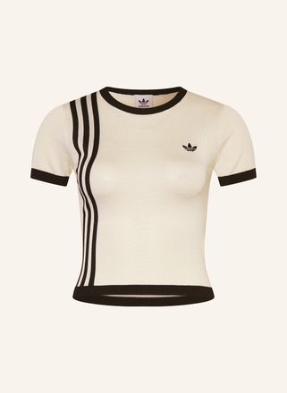 adidas Originals Adidas Originals T-Shirt Knitted 3 Stripe Short weiss