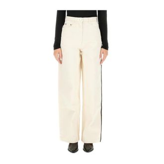 Peter Do Weite Bein Denim Jeans - - Jeans - Damen - Wei&szlig; - W25
