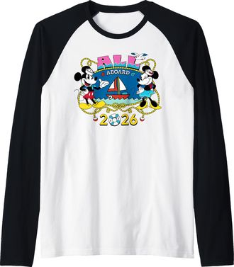 Disney Cruise Family Group Vacation Matching All Aboard 2026 Raglan