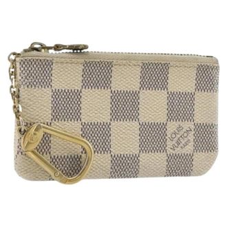 Louis Vuitton Pre-owned M&uuml;nzb&ouml;rse (Damier Azur Canvas) - - Pre-owned - Damen - Wei&szlig; - ONE SIZE