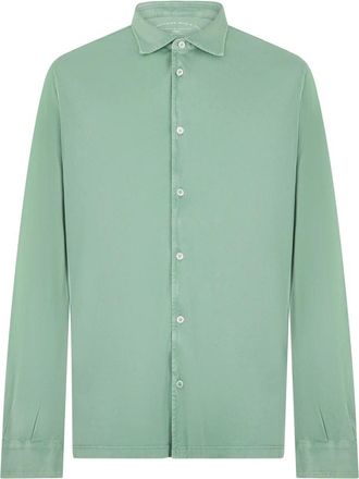 Fedeli Homme, Chemises, Vert, Taille: 5XL Chemise &agrave; manches longues