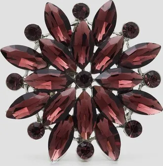 Gerard Darel Broche - COROLE - Grenat