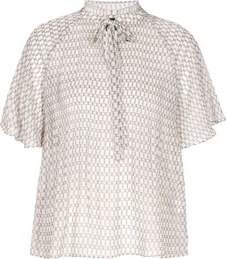 Dreimaster Dreimaster Bluse Frauen Wei&szlig;