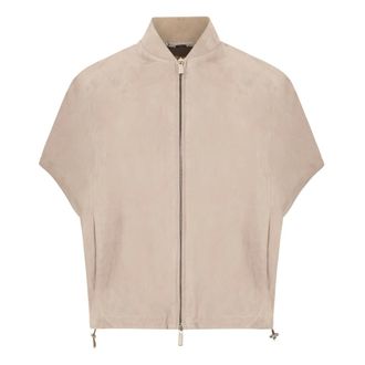 Moorer Femme, Vestes, Beige, Taille: 36 FR Manteaux