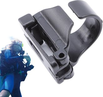 Generic Schnorchelhalter-Halterung, 3,9 x 3,9 x 4,9 cm, Tauchclip-Ausrüstung, automatische Schnalle zum Tauchen - leichte, tragbare Schnorchelausrüstung für s