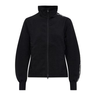 Yohji Yamamoto Femme, Sweatshirts et sweats &agrave; capuche, Noir, Taille: 40 FR Sport Uniform Raw Cut 3 Stripes Track Top