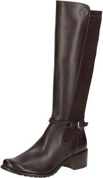 Caprice Caprice Femme Damen Long Boot Flat 9-25600-43 Botte Haute Jusquau Genou, DK Brown Comb, 41 EU