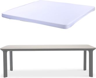 Generico Quadratische Tischdecke | Tischdecke f&uuml;r Partys | 86 x 86 cm f&uuml;r Hochzeiten, Mahlzeiten, Picknick, Party, K&uuml;che