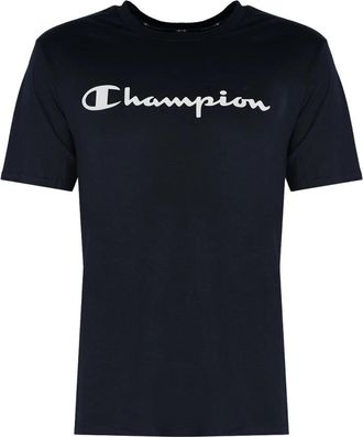 Champion Klassisches Grafik-T-Shirt - - Tops - Herren - Blau - M