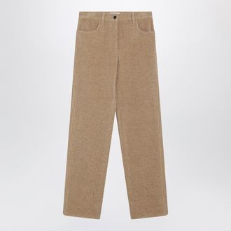 The Row Beigefarbene Clair-Cordhose