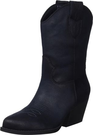 Bagatt Damen Messina Western Boots, Dunkelblau, 42 EU