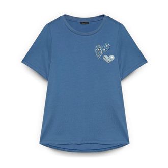 Fiorella Rubino Damen, Oberteile, Blau, MGr&ouml;&szlig;e