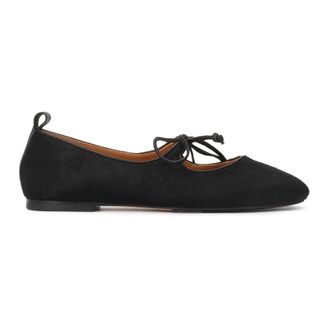Kazar Ballerinas aus Haarleder - - Shoes - Damen - Schwarzk - 35 EU