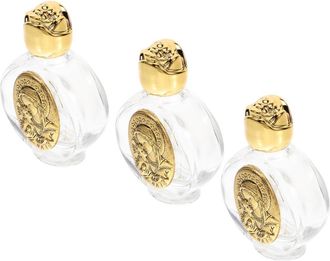 Soimiss 3 Stück Weihwasserflaschen Aus Robustem Glas Nachfüllbare Katholische Wasserbehälter Handliche Größe Vielseitig Für Taufen Und Religiöse Feiern