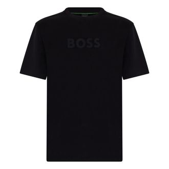 HUGO BOSS Logo T-Shirt - - Tops - Herren - Schwarzk - XS
