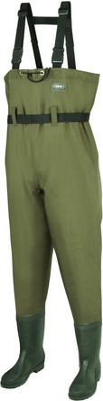 Dam Taslan Chest Wader, Overalls, Wathosen, All Fishing, Unisex, Gr&uuml;n, EU 42 | UK 8 | US 9