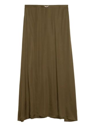 Zadig&Voltaire jupe Jimeno en satin - Vert