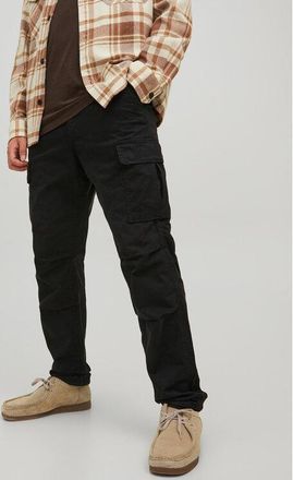 Jack & Jones Jack & Jones Stoffhose Ace 12216664 Schwarz Carrot Fit