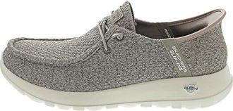 Skechers Homme Gowalk Max Slip-ins-Athletic Slip-on Casual Walking Shoes | Air-Cooled Memory Foam Basket, Taupe, 44 EU