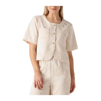 Amaya Amsterdam Damen, Jacken, Beige, XLGröße