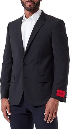 HUGO BOSS Hommes HenryM204X Veste Slim Fit en Laine mélangée Stretch performante
