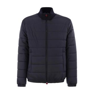 Kiton Gesteppte Bomberjacke - - Jackets - Herren - Blau - 3XL