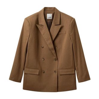 Sofie Schnoor Avianasw Oversized Blazer - Femme - Vestes - Brun - Taille: 42 FR