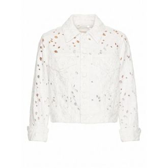 Alice & Olivia Damen, Jacken, Wei&szlig;, XSGr&ouml;&szlig;e