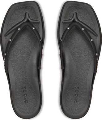 Crocs Zehentrenner Miami Studded Flip 211471 Schwarz