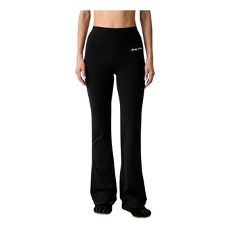 Sporty & Rich SR Runner Legging - - Trousers - Damen - Schwarzk - L