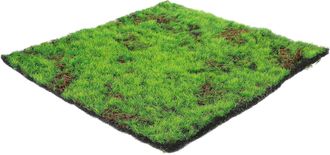 Artibetter K&uuml;nstliche Moosmatte 30x30cm Dekorative Kunstrasen Grasmatte mit Realistischem Fl&auml;chenmoos Pflegeleichtes Mikrolandschaftszubeh&ouml;r f&uuml;r Wand und Bodende