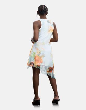 Desigual Robe sans manches asym&eacute;trique - Blanc