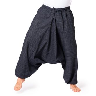 Panasiam Aladin Pants Cotton Lini, Black, L
