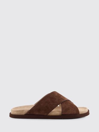 Brunello Cucinelli Sandale Homme couleur Boue