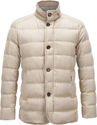 Moorer Nolde-LS9 Daunenjacke - - Jackets - Herren - Beige - L
