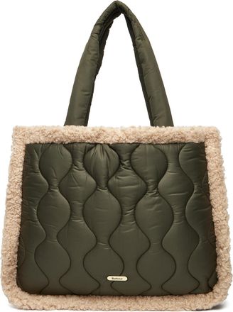 Barbour Handtasche Barbour Marnie Quilt Tote Bag LBA0482OL71 Khakifarben