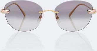 Cartier Lunettes de soleil rondes Trinity De Cartier