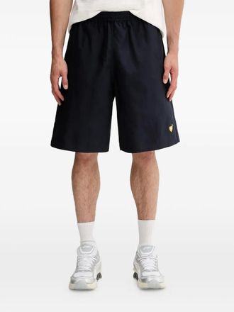 Human Made elasticated heart-motif shorts - Bleu