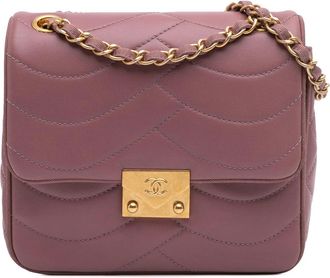 Chanel Hobo Bags - Paris Seoul Mini Lambskin Pagoda Single Flap - Gr. unisize - in Rosa - für Damen