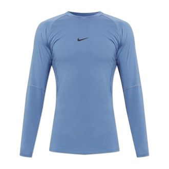 Nike Haut Manches Longues Pro Dri-FIT - Homme - Sport - Bleu - Taille: M