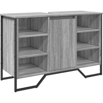 vidaXL Vidaxl - Waschbeckenunterschrank Grau Sonoma 91x35x60 cm Holzwerkstoff