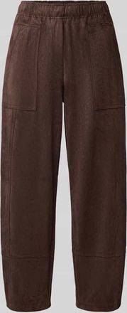 M.A.C Loose Fit Kunstlederhose mit elastischem Bund Modell Tilda