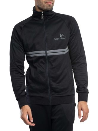 Sergio Tacchini Herren Neue Dallas Trainingsjacke, Black/Quiet Shade, XXL