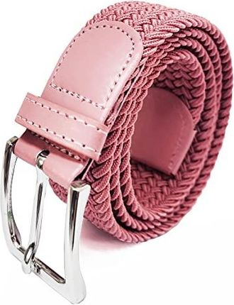 Glamexx24 Ceinture élastique unisexe en tissu tressé, extensible et réglable pour homme et femme, plusieurs couleurs disponibles, largeur de 3,5 cm, longueur de