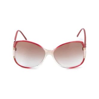 Balenciaga Pre-owned Plastik sonnenbrillen - - Pre-owned - Damen - Rot - ONE SIZE